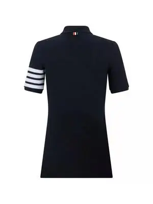 Thom Browne Textured Piqué Polo Dress - Blue