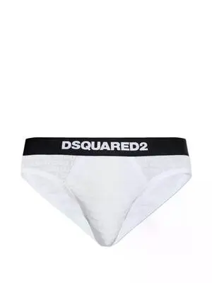 Dsquared2 Logo-print Waistband Briefs - White