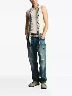 Emporio Armani Distressed Jeans - Blue