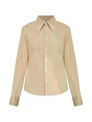 Ami Point-collar Shirt - Neutrals