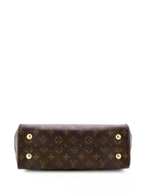 LOUIS VUITTON Cluny Top Handle Mm Monogram - Brown