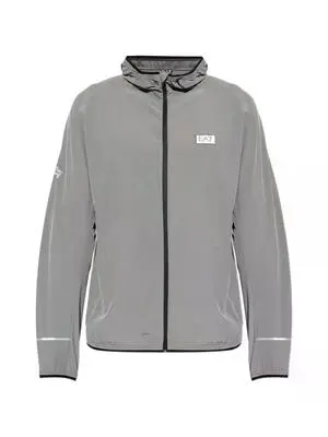 EA7 Hooded Lightweight Jacket - Grey