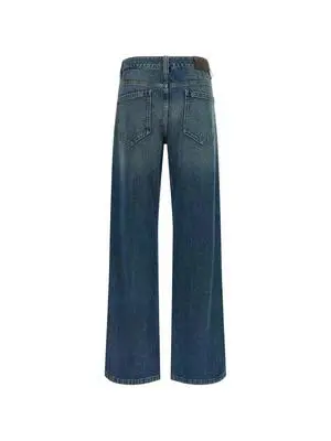 Brunello Cucinelli Contrast-stitching Stonewashed-denim Jeans