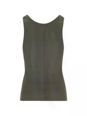 Saint Laurent Cassandre Tank Top - Green