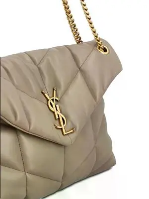 Saint Laurent Medium Puffer Bag In Lambskin Leather