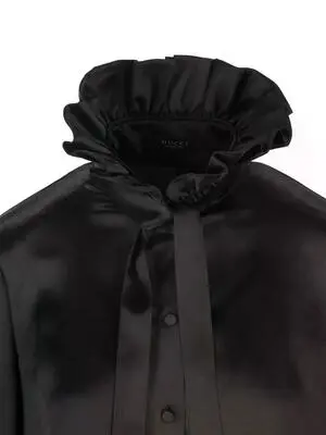 Gucci Bow-detail Silk Shirt