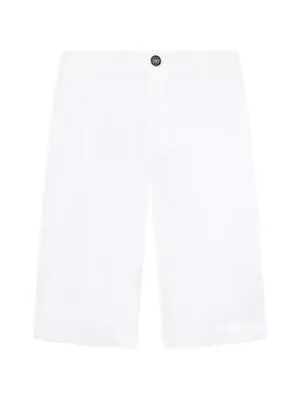 MOORER Button-fastening Chino Shorts - White