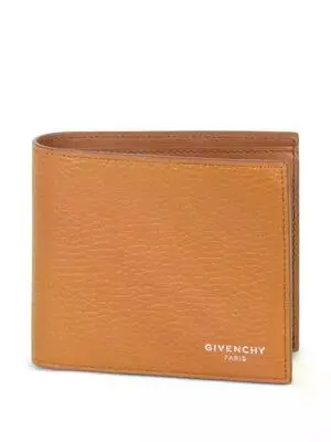 Givenchy Pebbled Leather Wallet - Brown