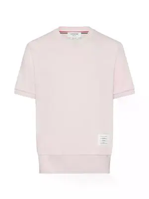 Thom Browne Cotton Jersey 4-bar T-shirt - Pink
