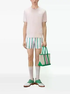 Thom Browne Cotton Jersey 4-bar T-shirt - Pink