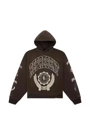 REPRESENT Legacy Crest Hoodie - Brown
