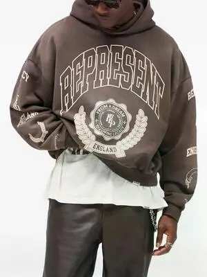 REPRESENT Legacy Crest Hoodie - Brown