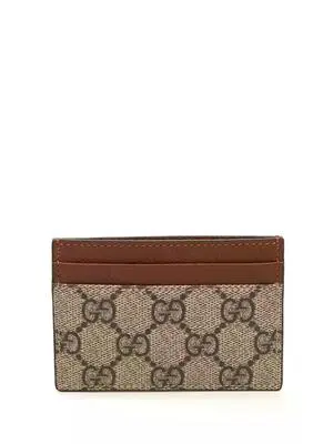 Gucci 2000-2015 Gg Supreme Card Holder - Brown