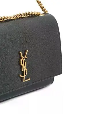 Saint Laurent Small Kate Grain De Poudre Leather Bag