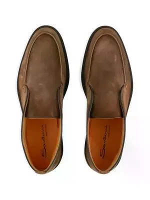 Santoni Panelled Desert Boots