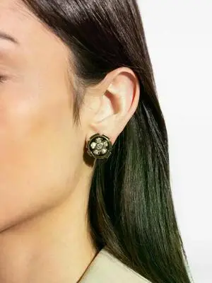 FERRAGAMO Asymmetrical Charm Gancini Earrings