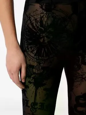 Philipp Plein Embroidered Leggings