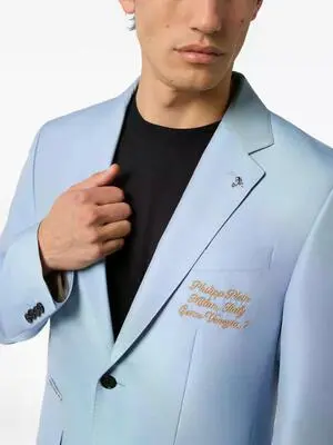 Philipp Plein Long-sleeve Buttoned Blazer