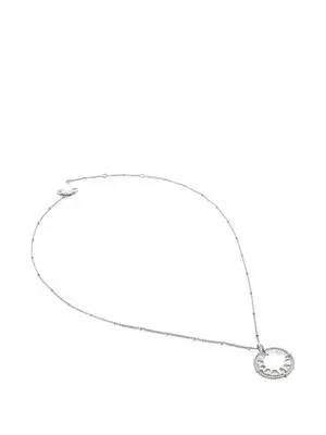 Monica Vinader Infinity Ring Necklace - Silver