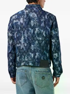 Philipp Plein Monogram-detail Buttoned Jacket