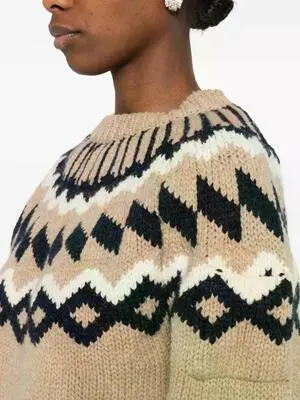 N°21 Geometric-pattern Sweater