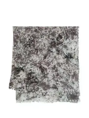 Avant Toi Fringed Scarf - Grey