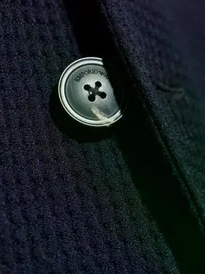 Emporio Armani Single-breasted Seersucker Blazer - Blue