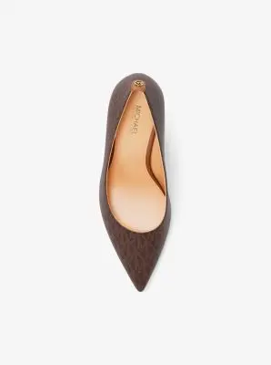 Michael Kors Willa Signature Logo Pump - Brown