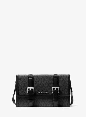 Michael Kors Cooper Signature Logo Trunk Crossbody Bag - Black