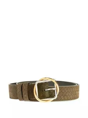 Jacquemus Woven Buckled Belt - Green