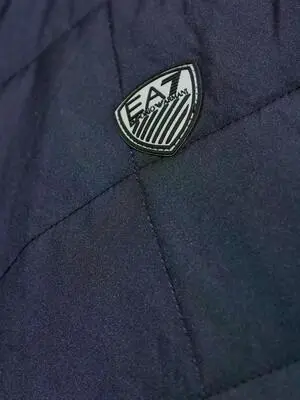 EA7 Logo-patch Quilted Jacket