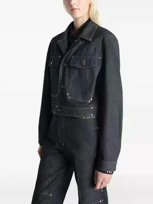LEMAIRE Studded Cropped Denim Jacket
