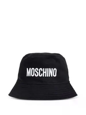 Moschino Logo-detail Reversible Bucket Hat - Green