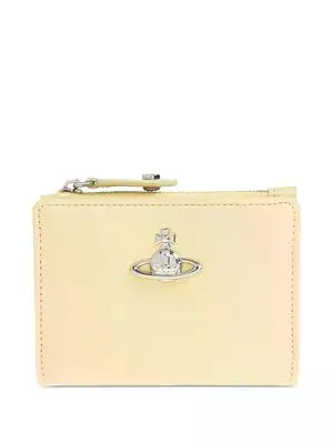 VIVIENNE WESTWOOD Orb-detail Wallet - Yellow