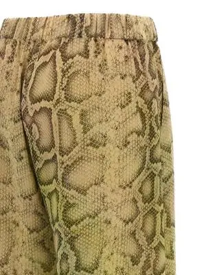 Andamane Lena Python-print Trousers