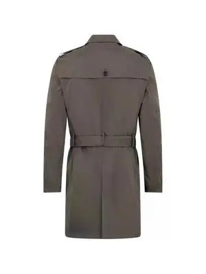 MOORER Belted Trench Coat