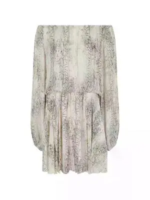 Federica Tosi Printed Long-sleeve Dress