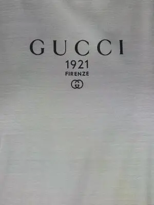 Gucci Double-layered Printed T-shirt - White