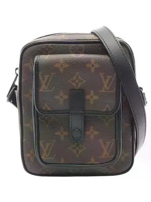 LOUIS VUITTON 2021-2026 Monogram Christopher Wearable Wallet Crossbody Bag - Brown