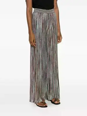Missoni Striped Pattern Crystal Embellished Trousers