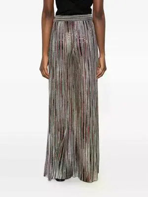 Missoni Striped Pattern Crystal Embellished Trousers