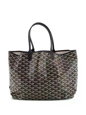 Goyard Saint Louis Coated Canvas Pm Tote Bag - Black