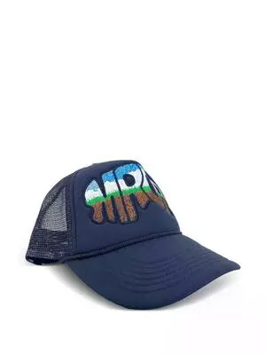 WHO DECIDES WAR Graphic Cap - Blue