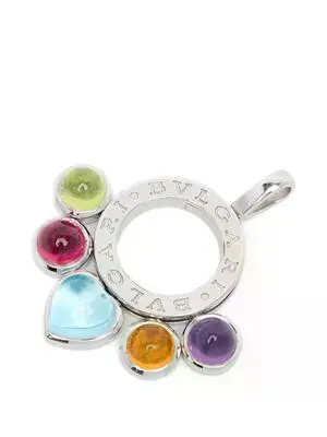 BVLGARI 18kt White Gold Allegra Charm