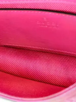 Gucci Luce Gg Canvas Mini Shoulder Bag - Pink