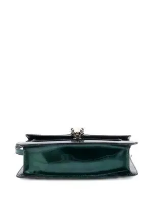 BVLGARI Serpenti Forever Metallic Leather Small Shoulder Bag