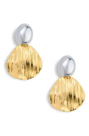 NAVEDA Hana Earrings - Two-tone