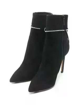 JIMMY CHOO 2000s Rhinestone Suede Boots