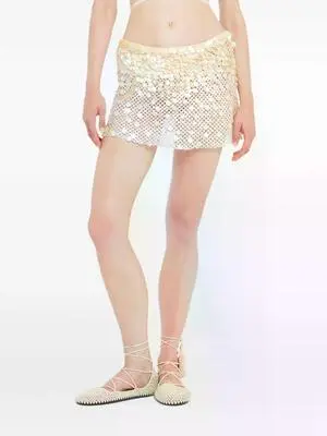 Alanui Embellished Mini Skirt