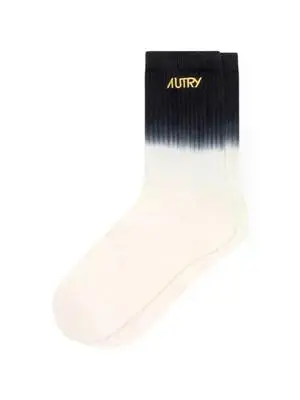 AUTRY Patterned Socks - White